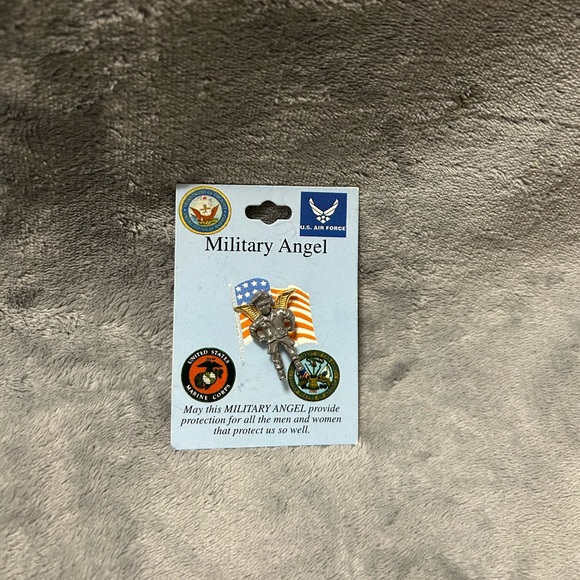 Jewelry | Military Angel Pin | Poshmark
